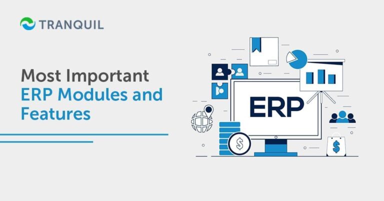 12 Important ERP Modules and Functions | Tranquil